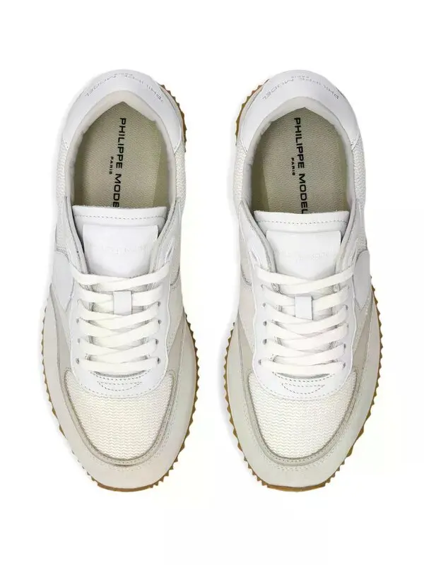 Philippe Model Low Top Lace-up Trainers - White