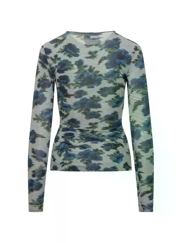 Coperni Floral-print Long-sleeve Top