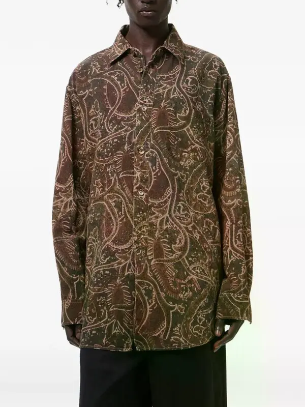 Our Legacy Vast Paisley-print Shirt