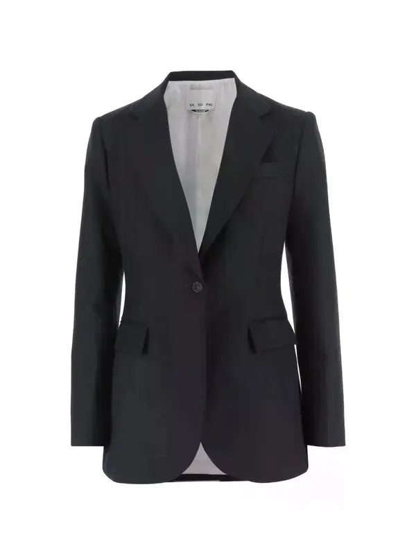 SA SU PHI Single-breasted Blazer - Blue