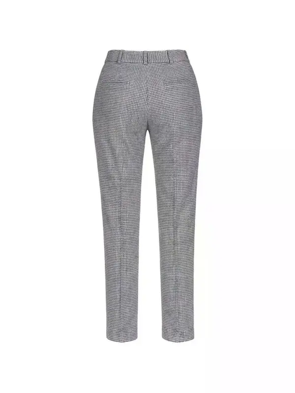 Ermanno Scervino Houndstooth Trousers - Black