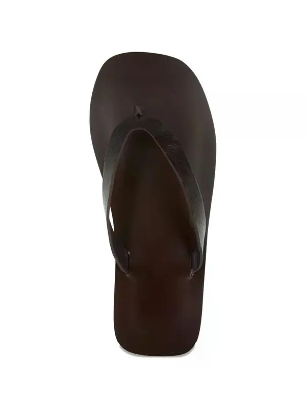 Senso Xeo Iii Leather Flip-flops - Brown