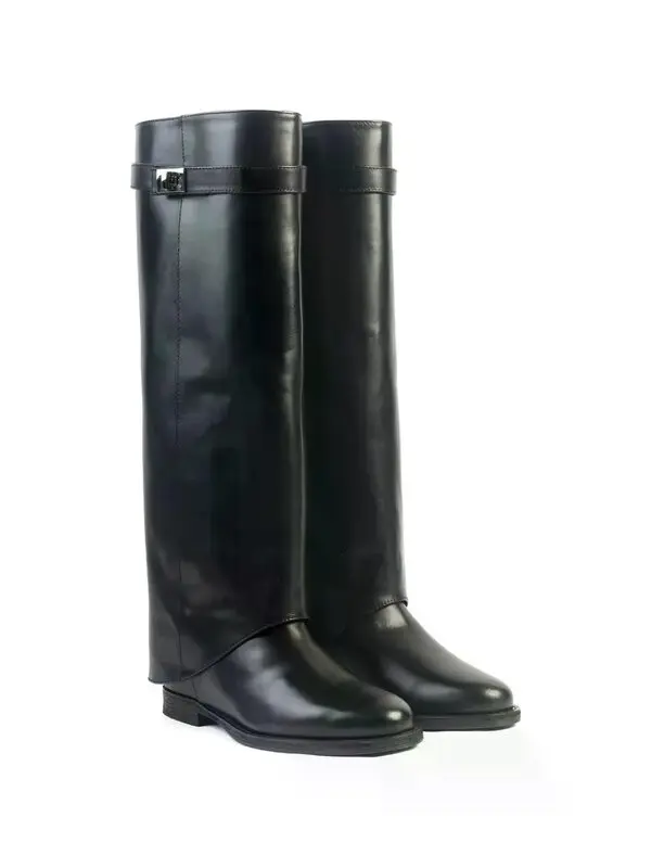 VIA ROMA 15 Santa Monica Knee-high Boots With Buckle Detail