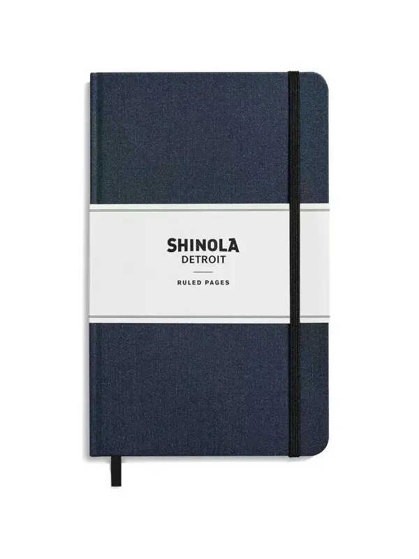 Shinola Medium Hard Ruled Journal - Blue