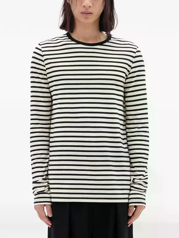 ANN DEMEULEMEESTER Greg Striped Long-sleeve T-shirt