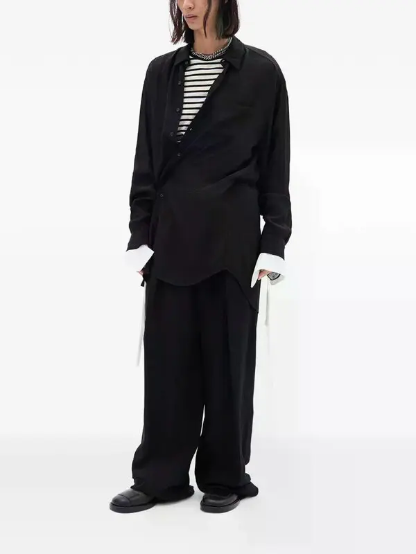 ANN DEMEULEMEESTER Greg Striped Long-sleeve T-shirt