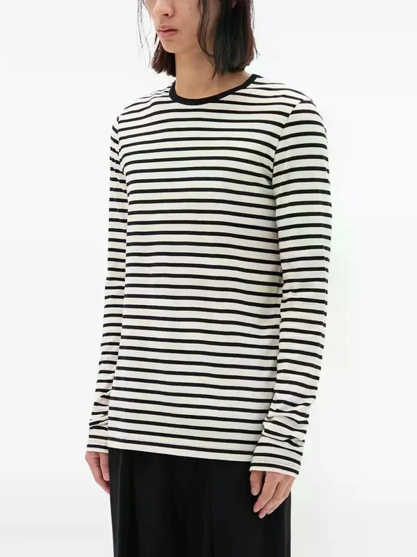 ANN DEMEULEMEESTER Greg Striped Long-sleeve T-shirt