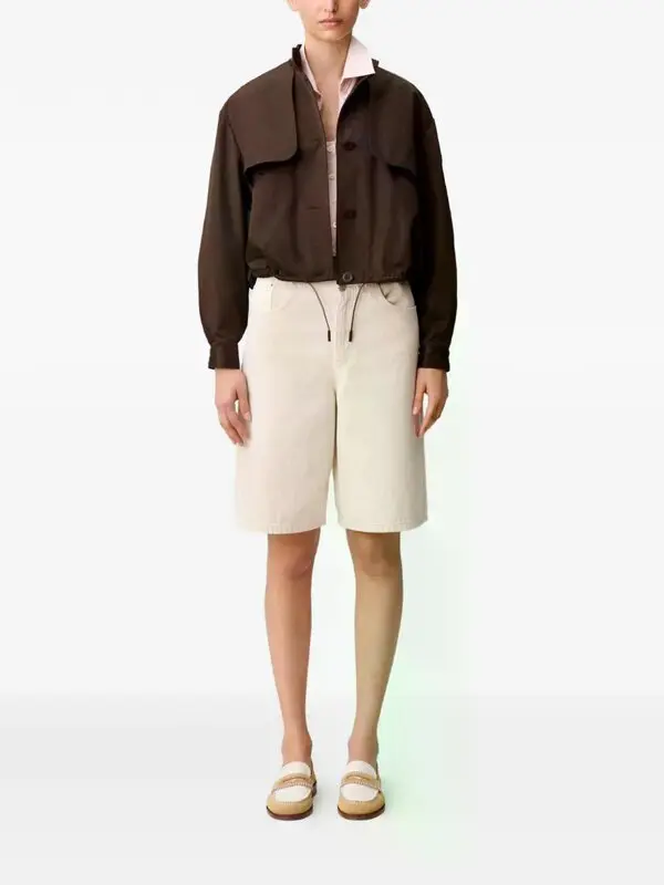 Claudie Pierlot Button Front Cotton Jacket