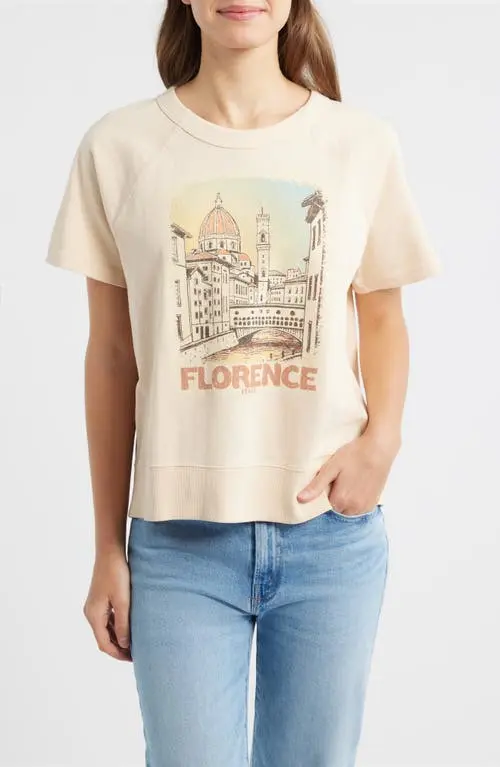 CITY BLUES Florence Graphic Cotton Sweatshirt