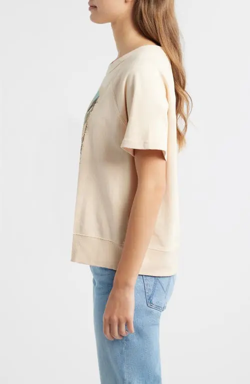 CITY BLUES Florence Graphic Cotton Sweatshirt