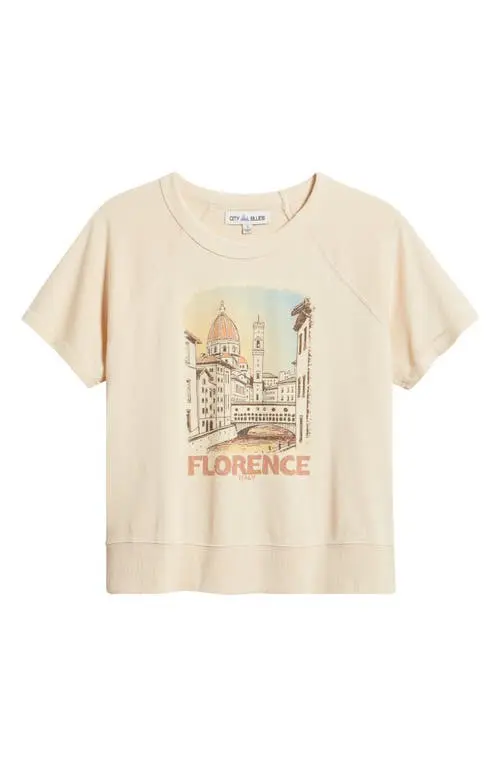 CITY BLUES Florence Graphic Cotton Sweatshirt