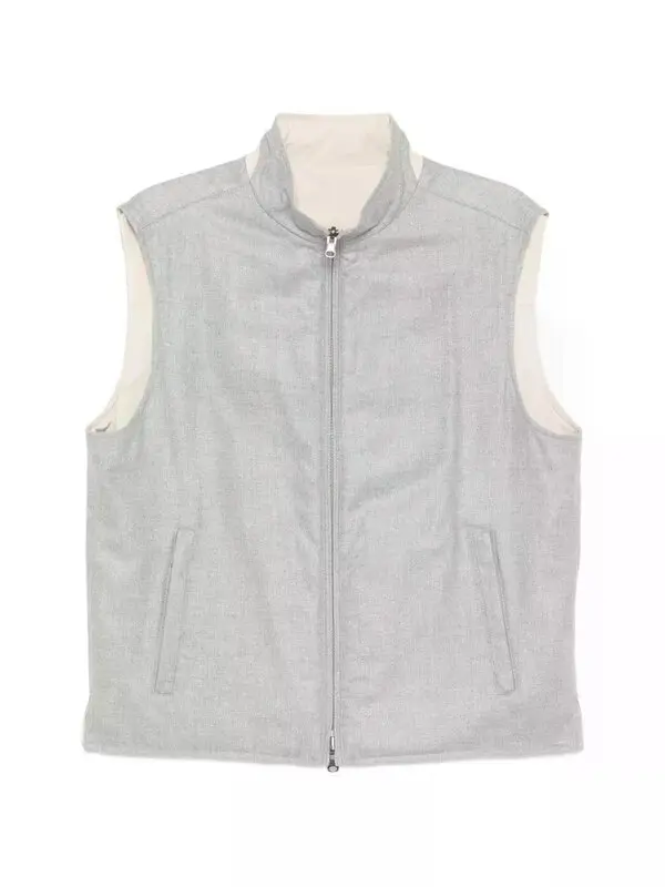 N.peal Reversible Zipped Vest