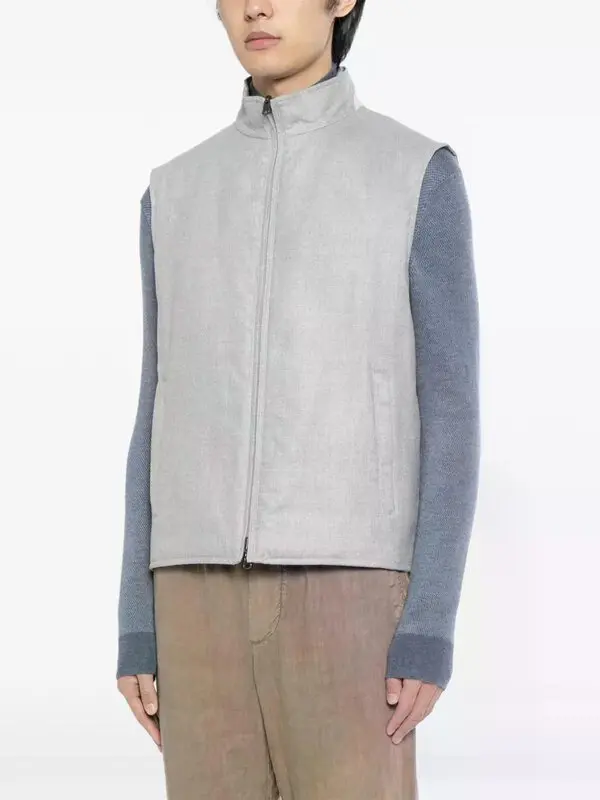 N.peal Reversible Zipped Vest