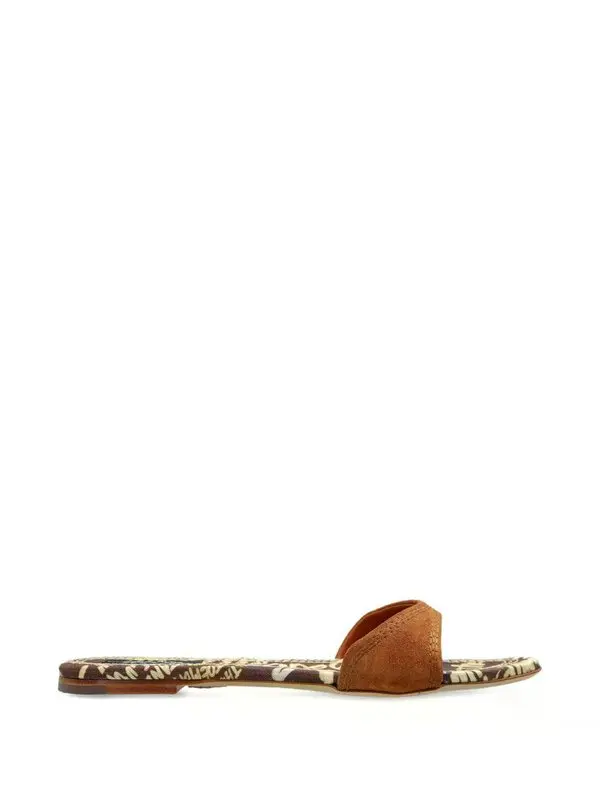 Dsquared2 Strap-detail Flat Sandals - Brown