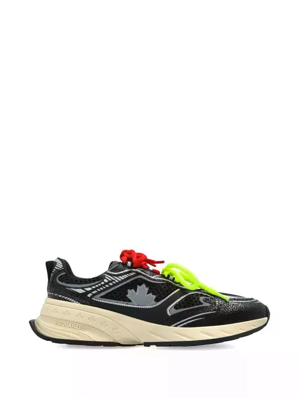 Dsquared2 Sprinter" Sneakers With Maple Leaf Detail - Black