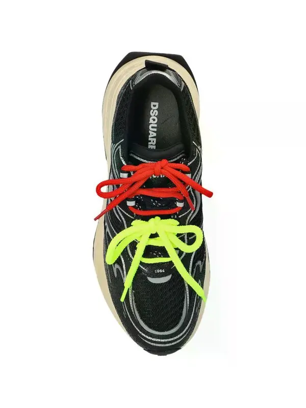 Dsquared2 Sprinter" Sneakers With Maple Leaf Detail - Black