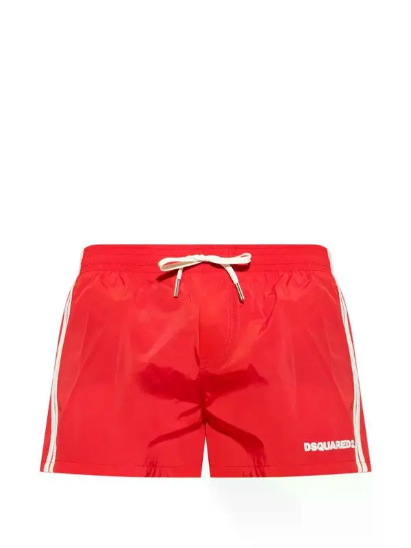 Dsquared2 Striped Swim Shorts - Red