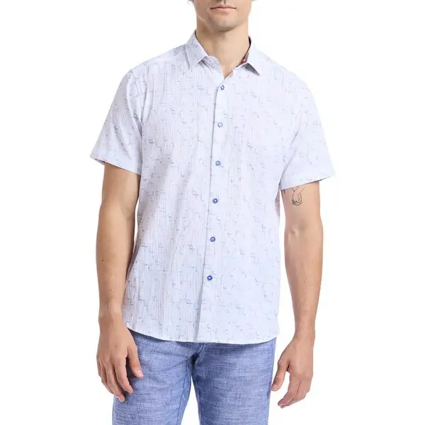 Robert Graham Kingshold Short Sleeve Button-up Shirt