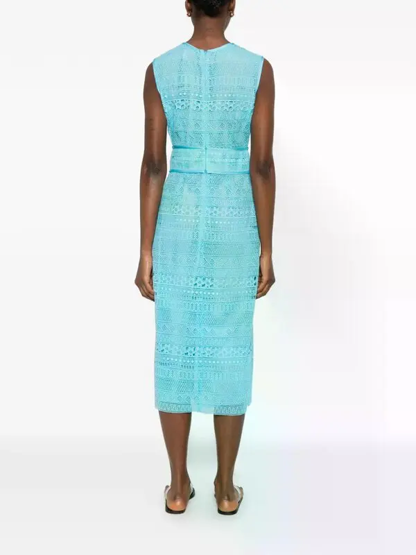 ERMANNO FIRENZE Lace Ruffled Dress