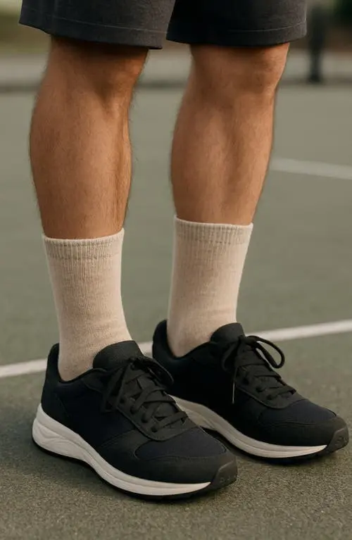 United By Blue Cushioned Wool-blend Crew Socks - Oatmeal
