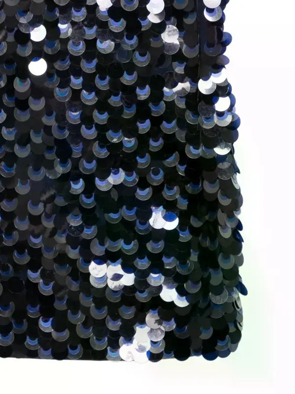 P.a.r.o.s.h Sequin-embellished Mini Dress - Blue