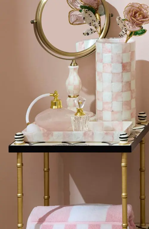 MACKENZIE-CHILDS Check® Capiz Vanity Tray