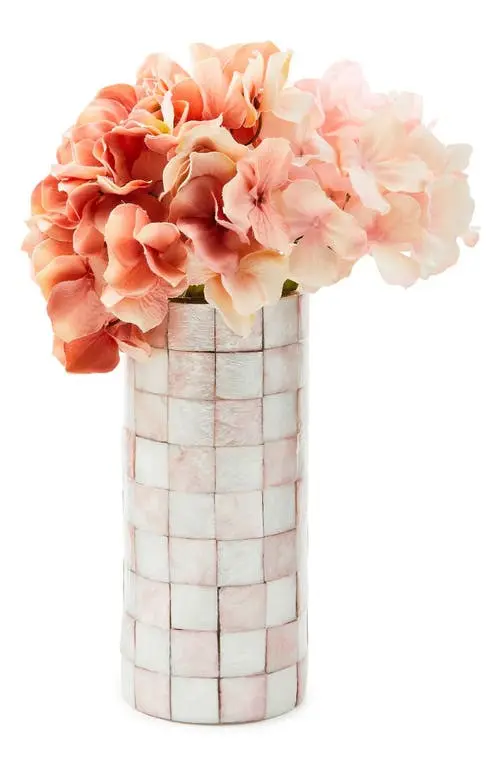 MACKENZIE-CHILDS Check® Capiz Small Vase