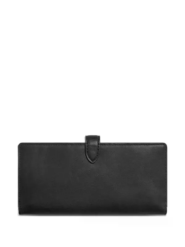 Shinola Continental Snap Leather Wallet - Black