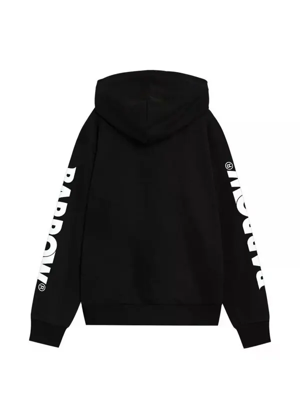 BARROW Hooded Pullover With Logo Detail