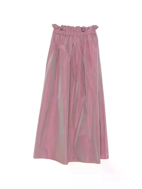 Herno Maxi Skirt With Ruffled Detail - Pink