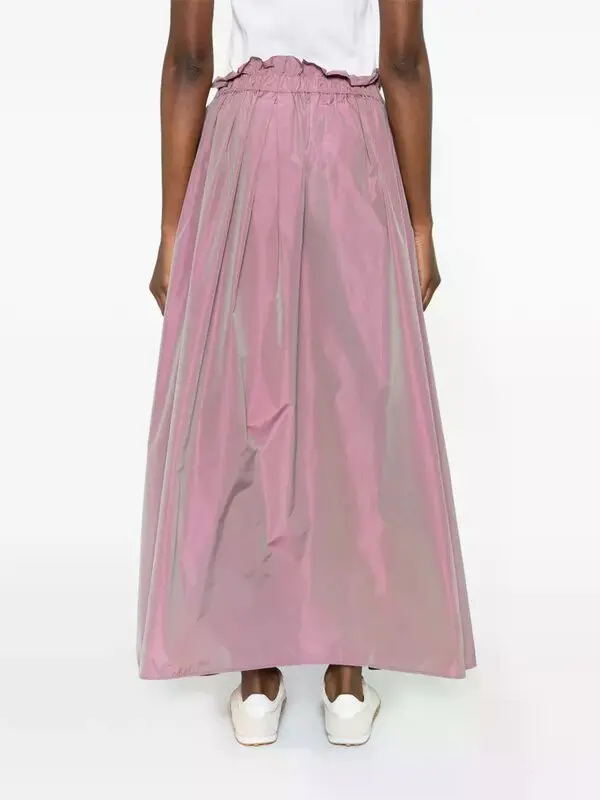 Herno Maxi Skirt With Ruffled Detail - Pink