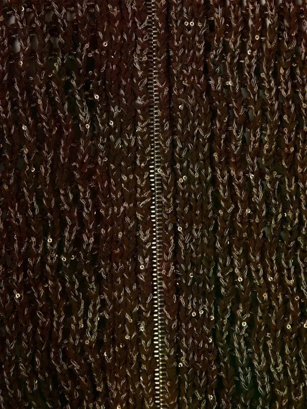 Max Mara Zip Knitted Cardigan