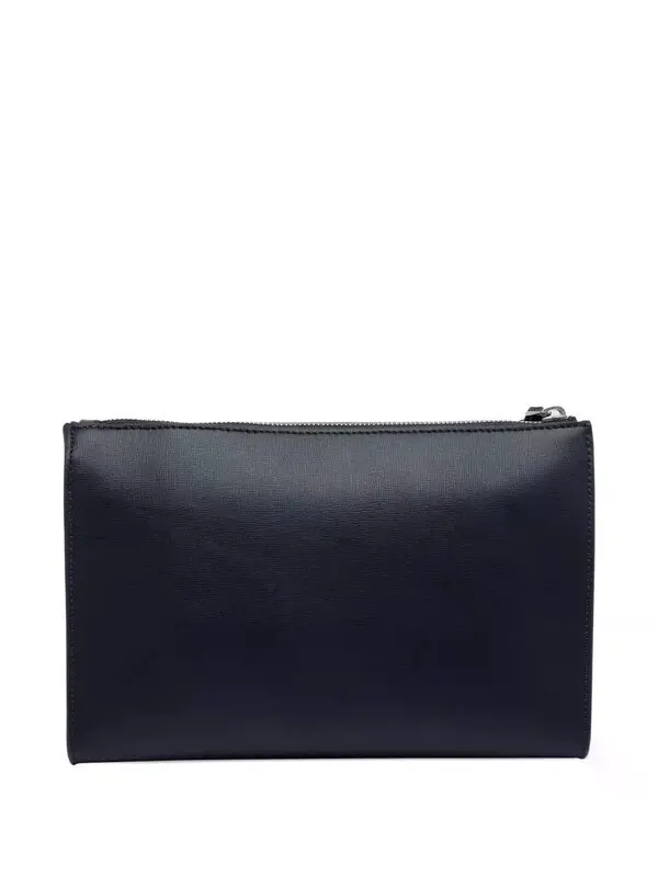 Bally Mythos Logo Stripe Clutch