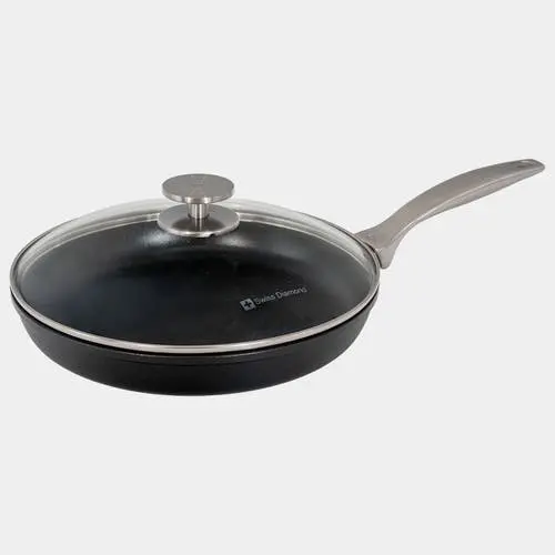 SWISS DIAMOND Chd Nonstick Fry Pan - Black