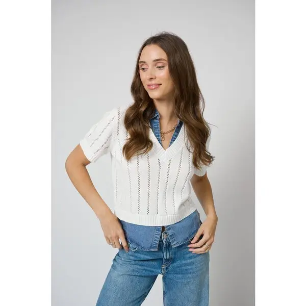 Central Park West Kendall Tencel Knit Top