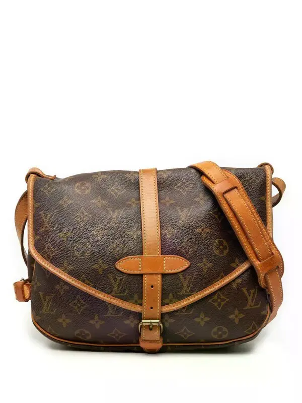 LOUIS VUITTON 1990 Monogram Saumur 30 Crossbody Bag