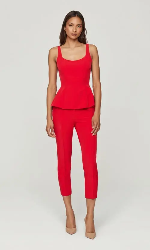 Generation Love Sofia Crepe Peplum Top