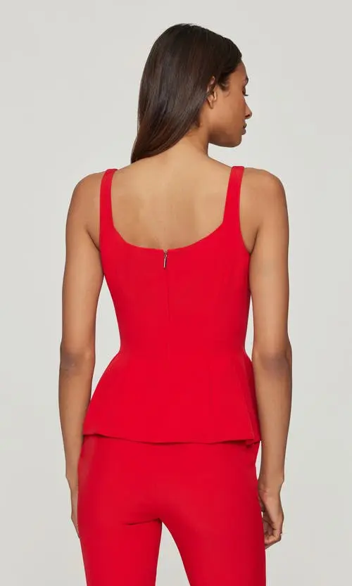Generation Love Sofia Crepe Peplum Top
