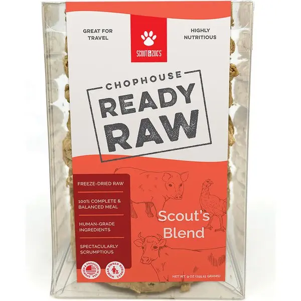 SCOUT & ZOE'S Chophouse Ready Raw Scouts Blend Dog Food - Multicolored