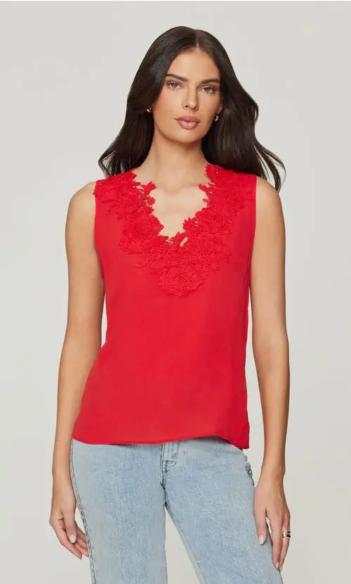 Generation Love Adiha Lace Combo Blouse