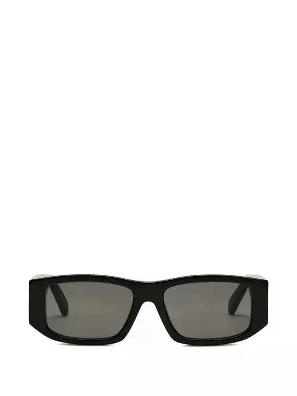 REFORMATION Anna Rectangle-frame Sunglasses - Black