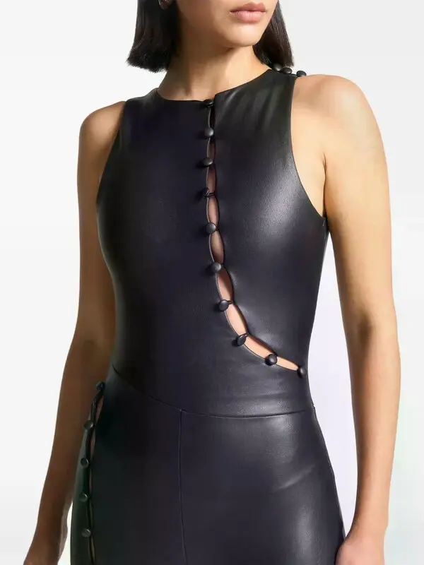 Manière De Voir Cut-out Button Detail Jumpsuit