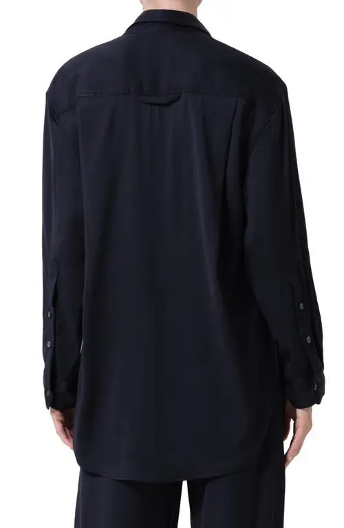 Citizens Of Humanity Kayla Oversize Button-up Shirt - Navy