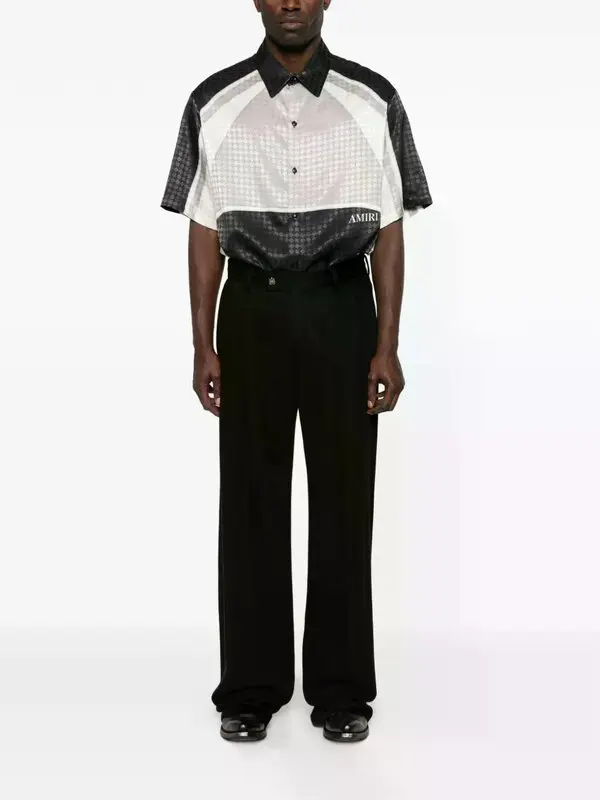 Amiri Geometric Panel Shirt - Black