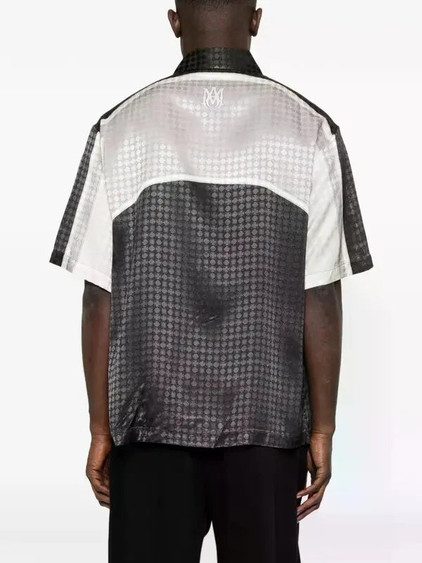 Amiri Geometric Panel Shirt - Black