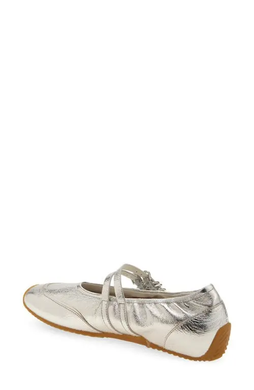 Rag & Bone Emilee Mary Jane Sneakers - Silvr
