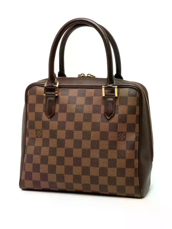 LOUIS VUITTON 2002 Damier Ebene Brera Handbag - Brown