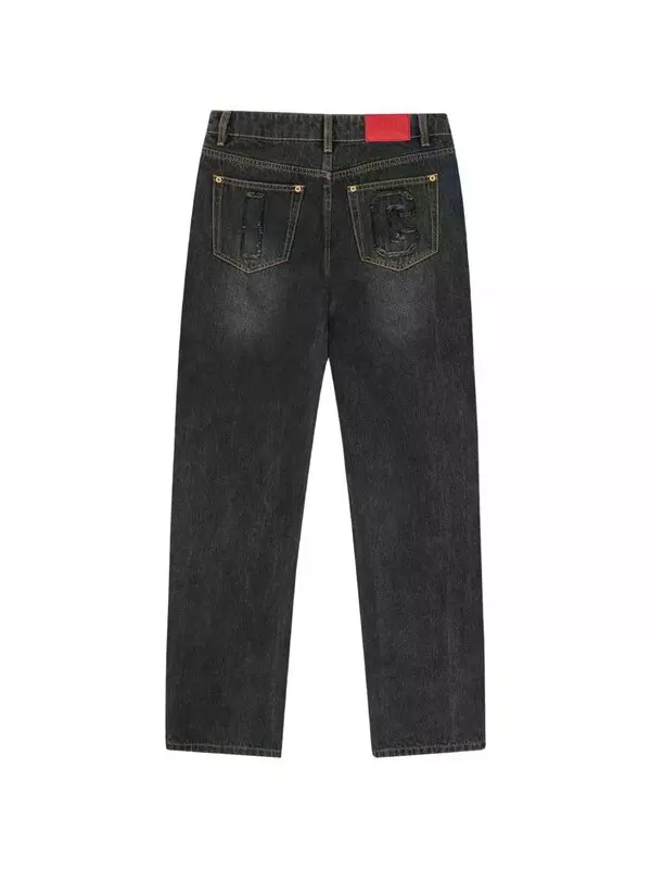 ICECREAM Washed Graphic Jeans