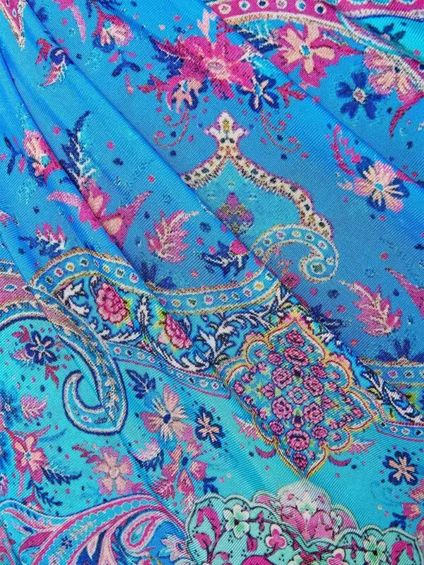 Camilla Patterned One-shoulder Long-sleeve Dress