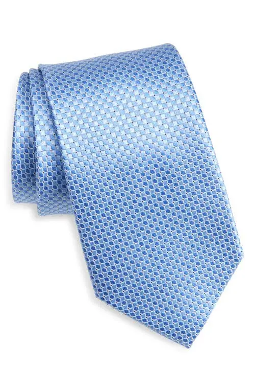 Nordstrom Textured Silk Tie - Light Blue
